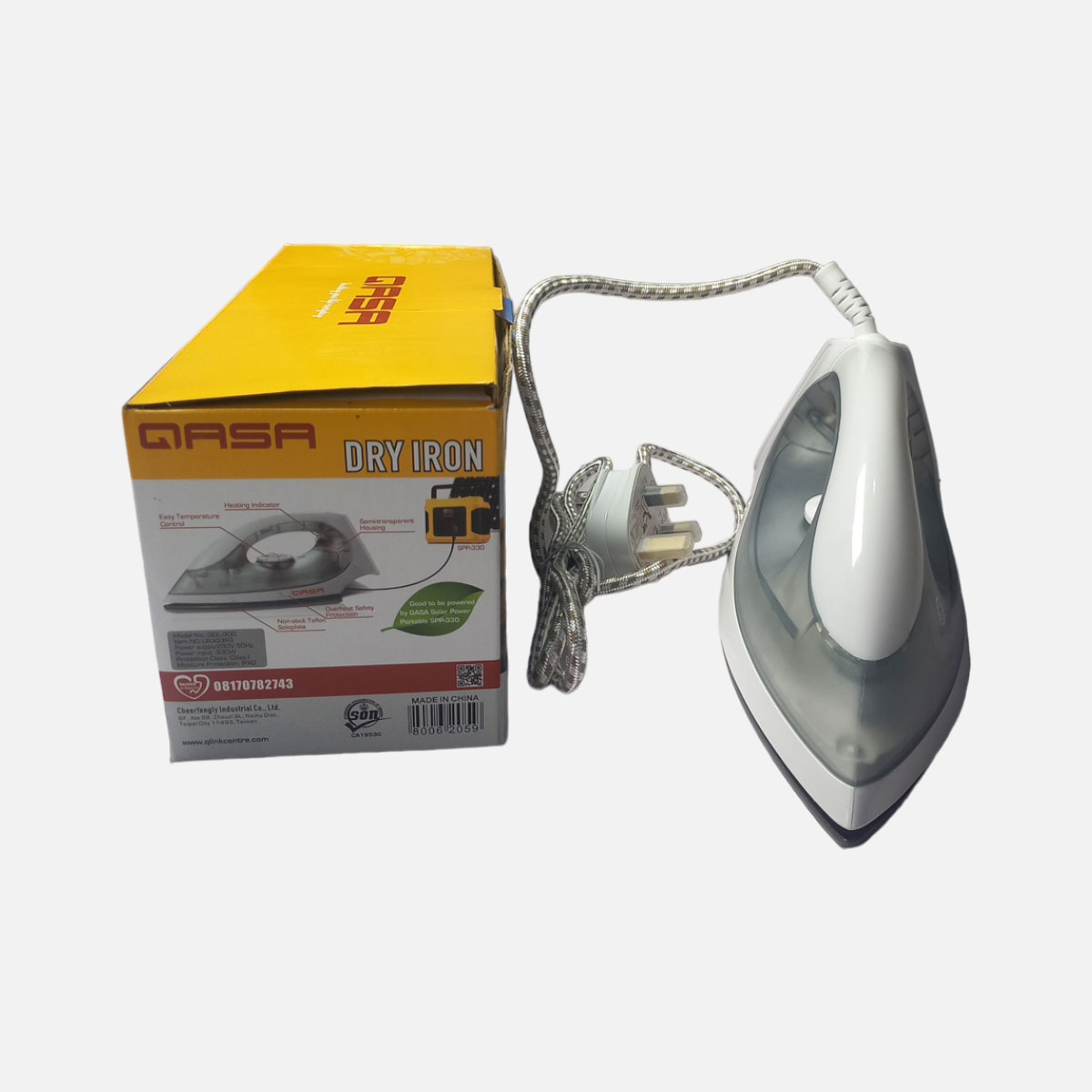 Qasa Iron energy saving pressing iron Inverter Iron 300W – Renerworld ...