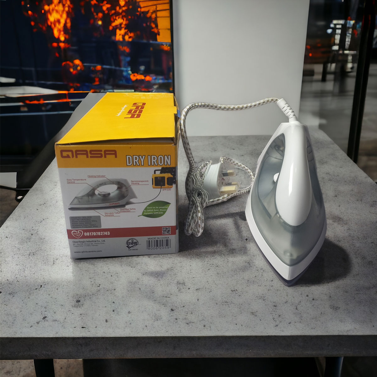 Qasa Iron energy saving pressing iron Inverter Iron 300W – Renerworld ...